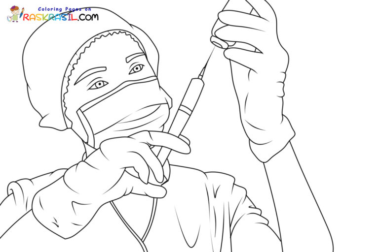 Nurse Coloring Pages