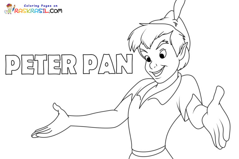 Dibujos de Peter Pan para Colorear