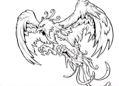 Phoenix Coloring Pages