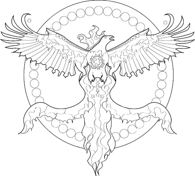 Phoenix Coloring Pages