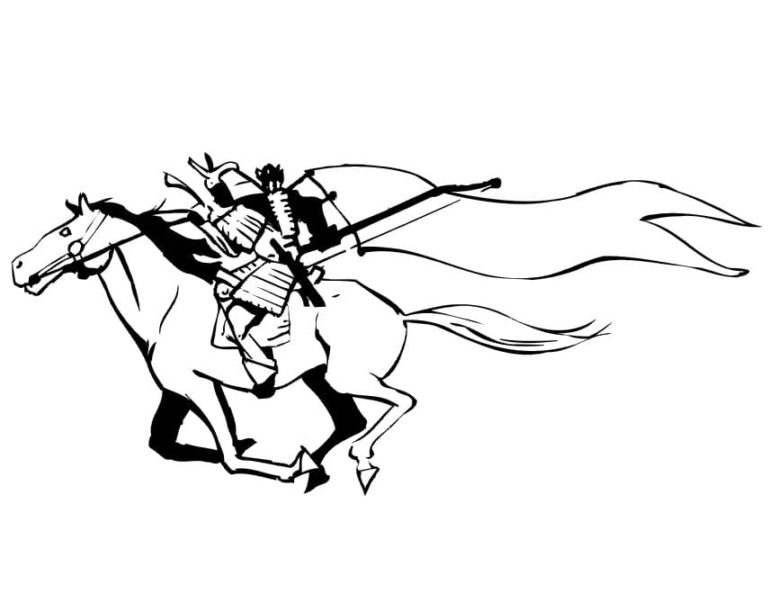 Samurai Coloring Pages