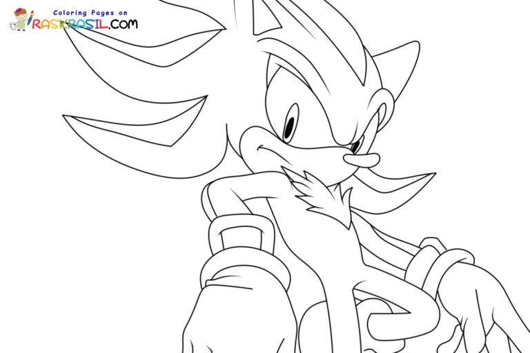 Shadow the Hedgehog Coloring Pages | Free Printables