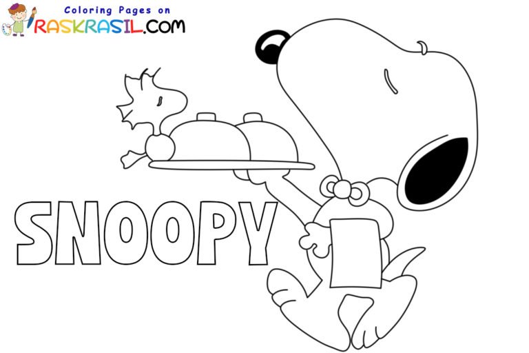 Dibujos de Snoopy para Colorear