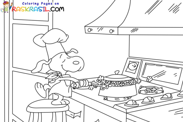Snoopy Coloring Pages