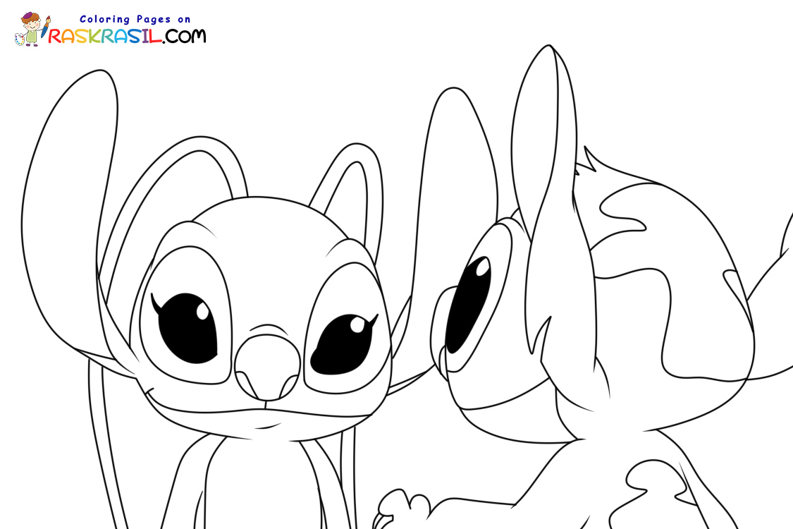 Coloriage Stitch Et Angel Imprimer Coloriage Stitch Et Angel Imprimer