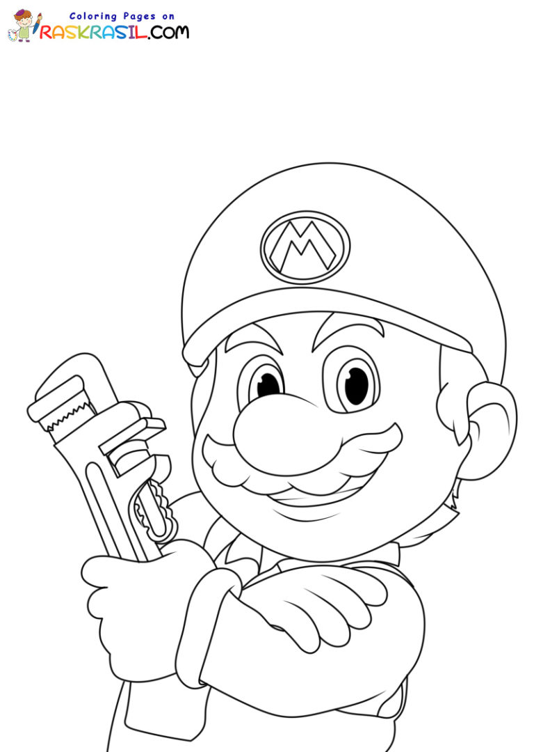 Super Mario Bros Coloring Pages
