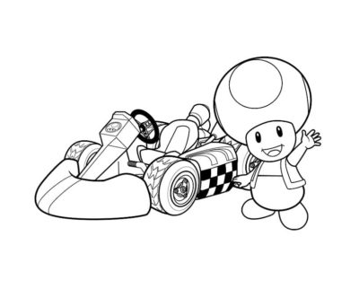 Kolorowanki Toad | Darmowe Malowanki do wydruku