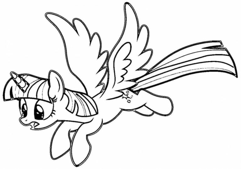 Alicorn Coloring Pages