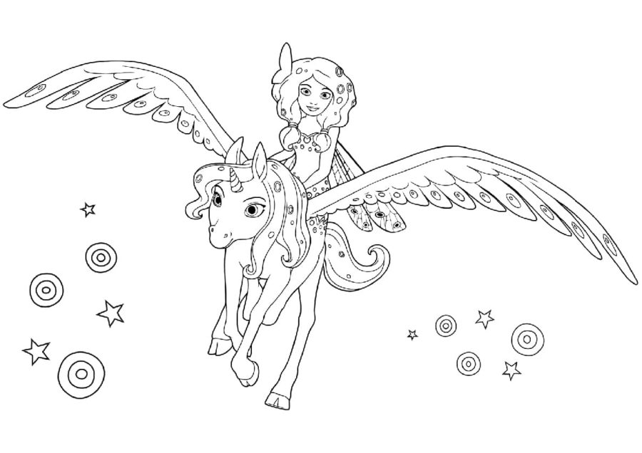 Alicorn Coloring Pages