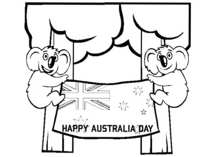 Australia Coloring Pages