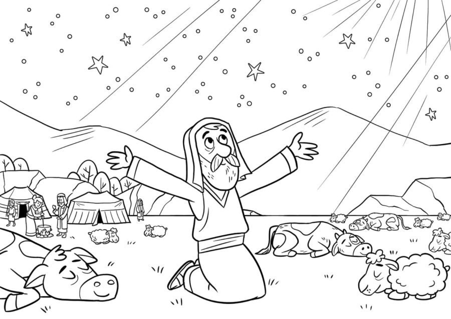 Coloriage Bible à imprimer