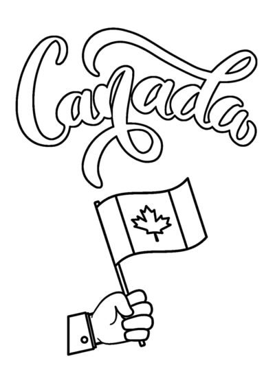 Coloriage Canada à imprimer