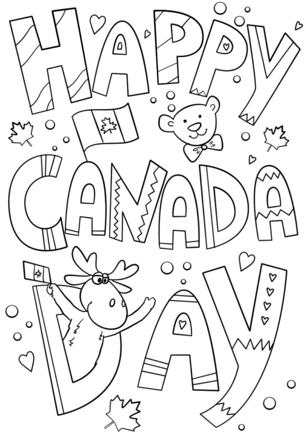 Coloriage Canada à imprimer