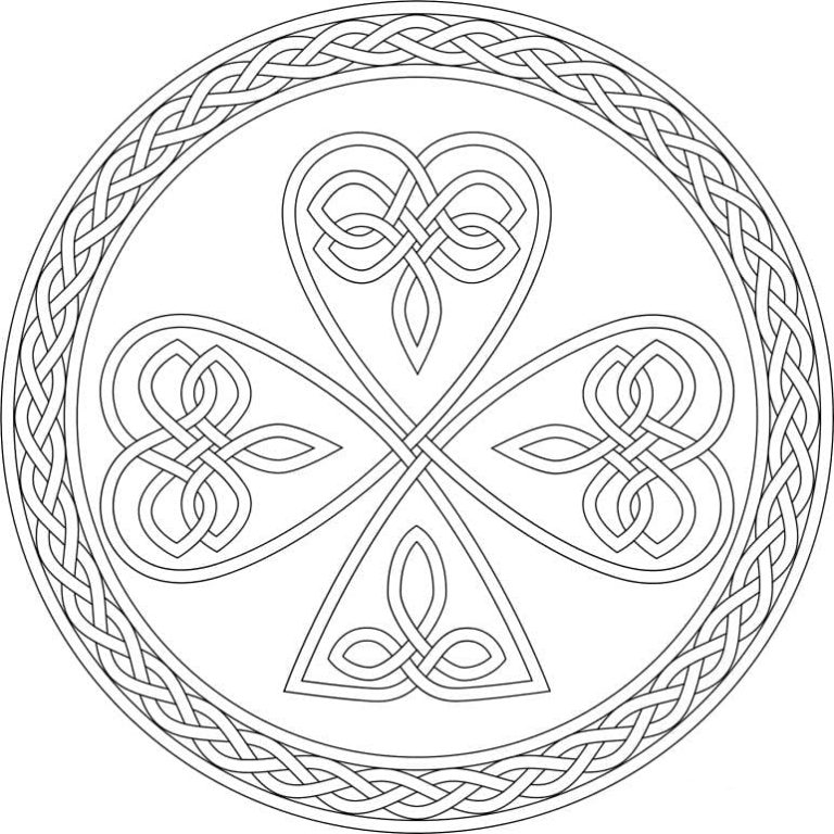 Celtic Knot Coloring Pages