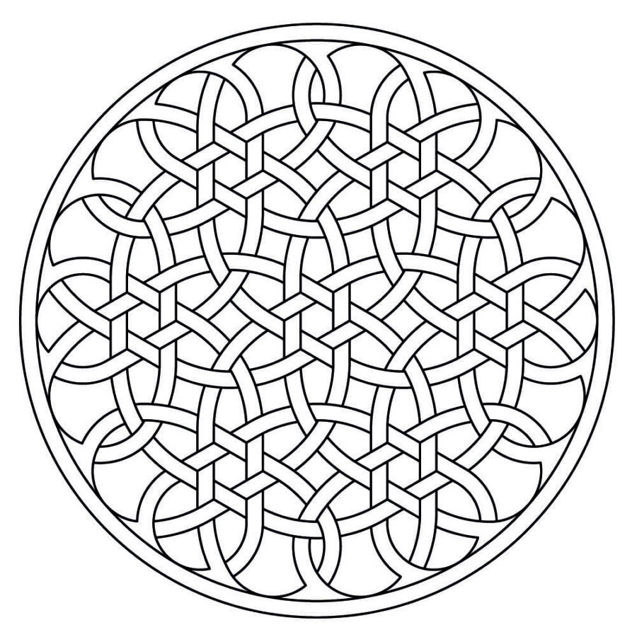 Celtic Knot Coloring Pages