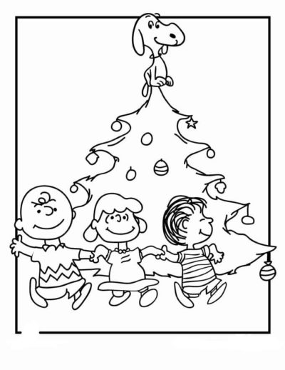 Charlie Brown Christmas Coloring pages