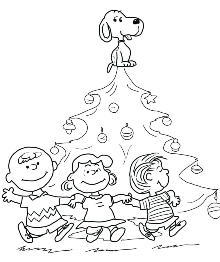 Charlie Brown Christmas Coloring pages
