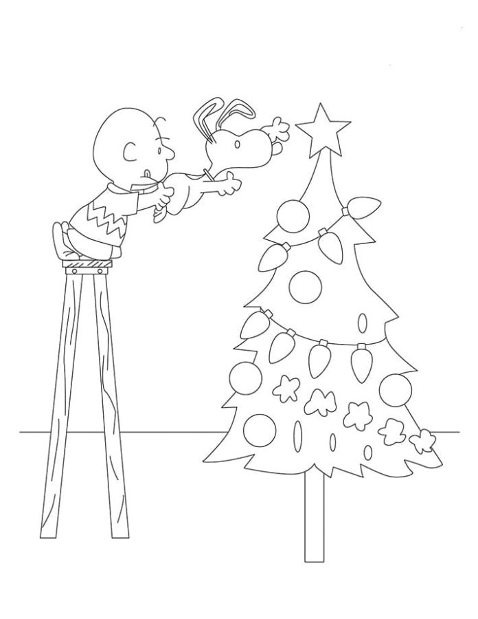 Charlie Brown Christmas Coloring pages