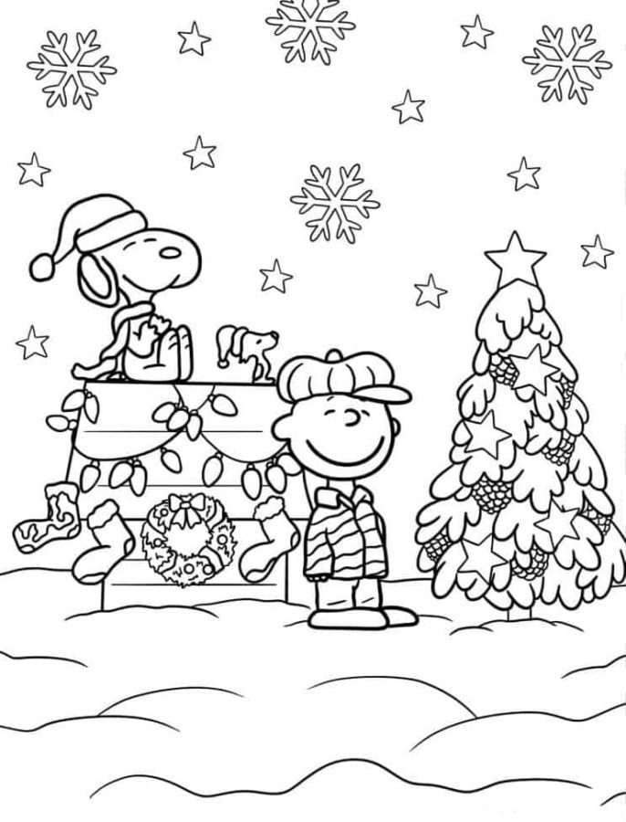 Charlie Brown Christmas Coloring pages