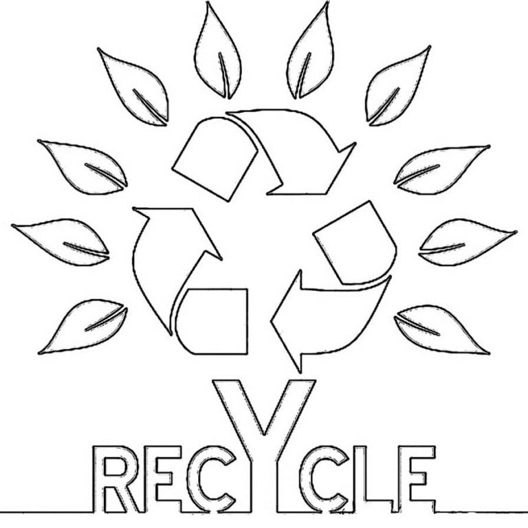 Recycling Coloring Pages