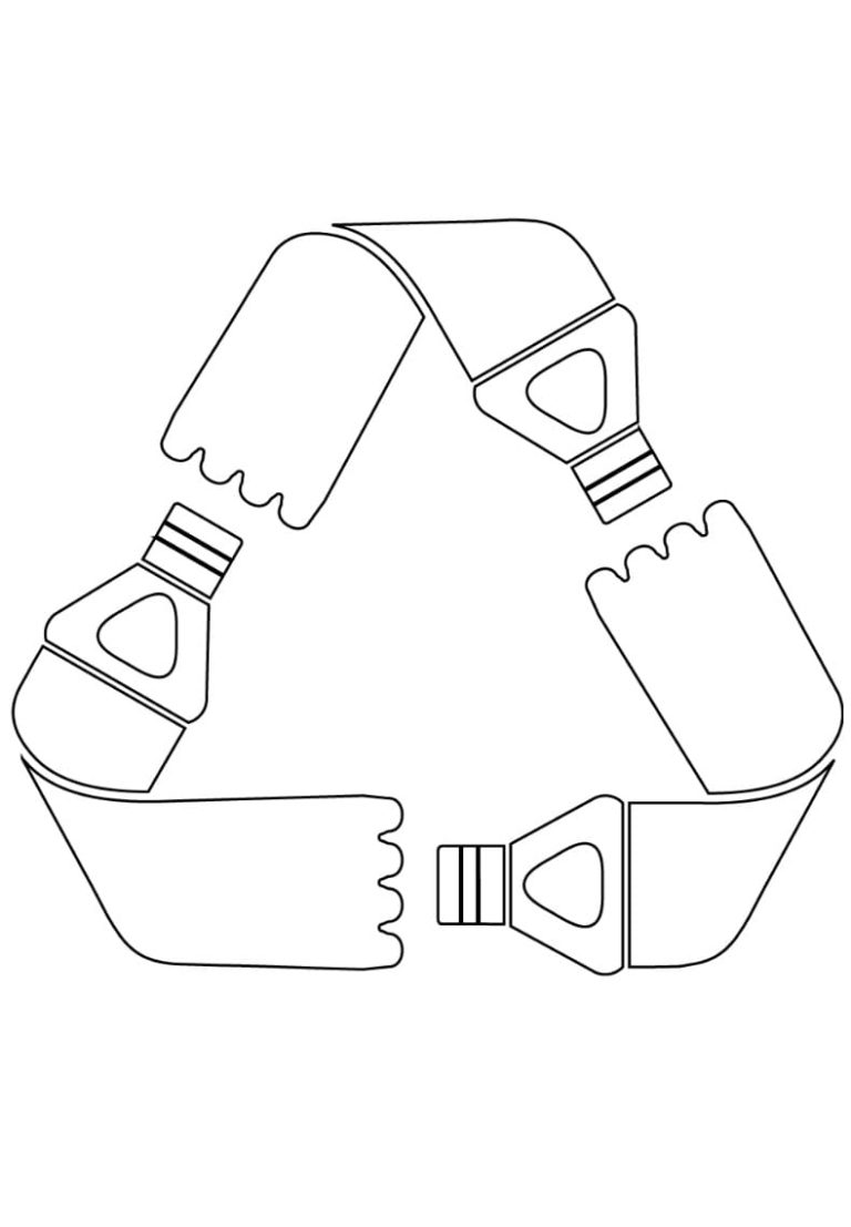 Disegni di Riciclo da Colorare