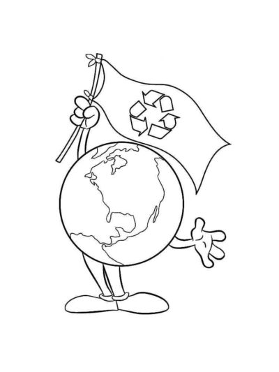 Recycling Coloring Pages