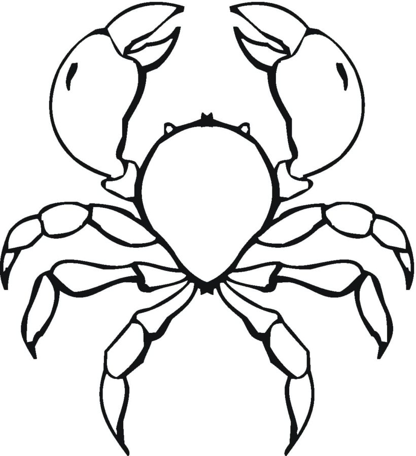 Disegni di Granchi da Colorare