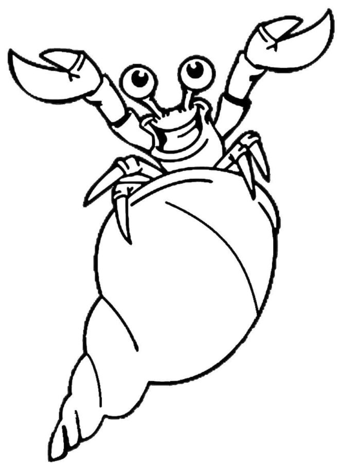 Disegni di Granchi da Colorare
