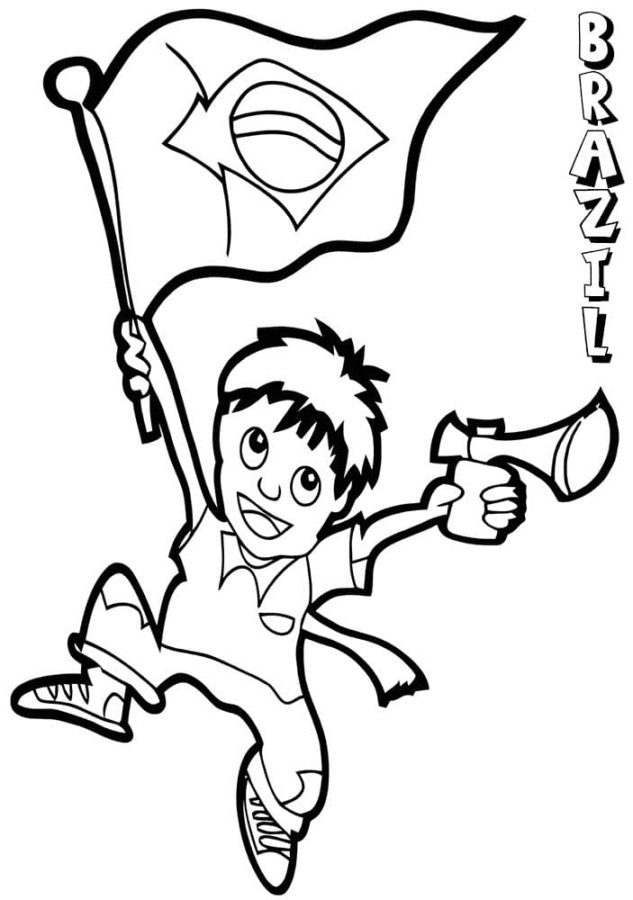 Desenhos de Brasil para Colorir