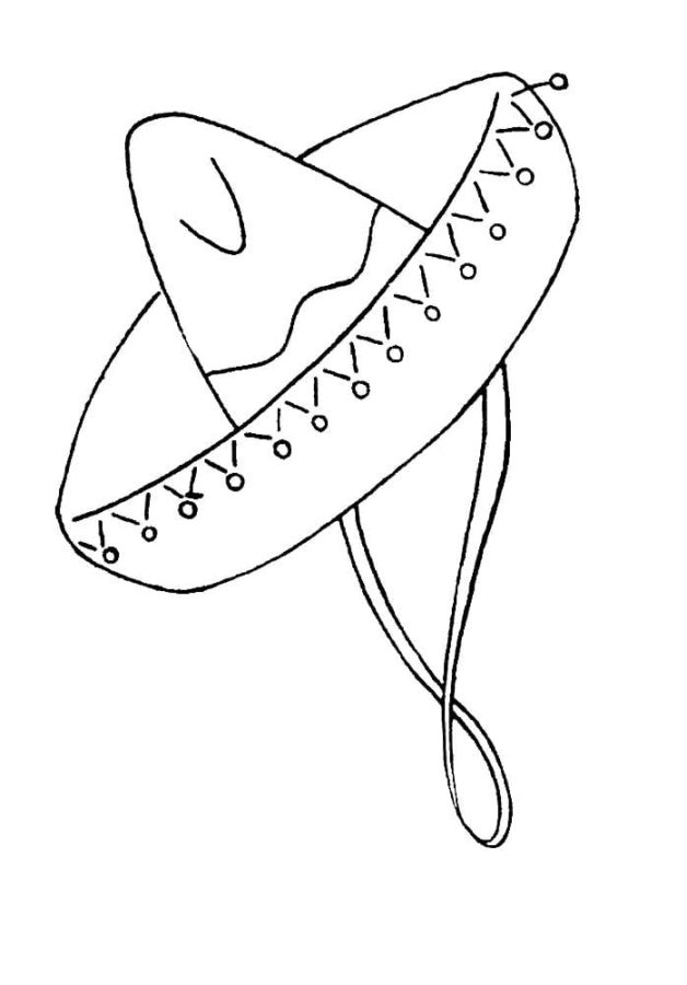 Coloriage Mexique à imprimer