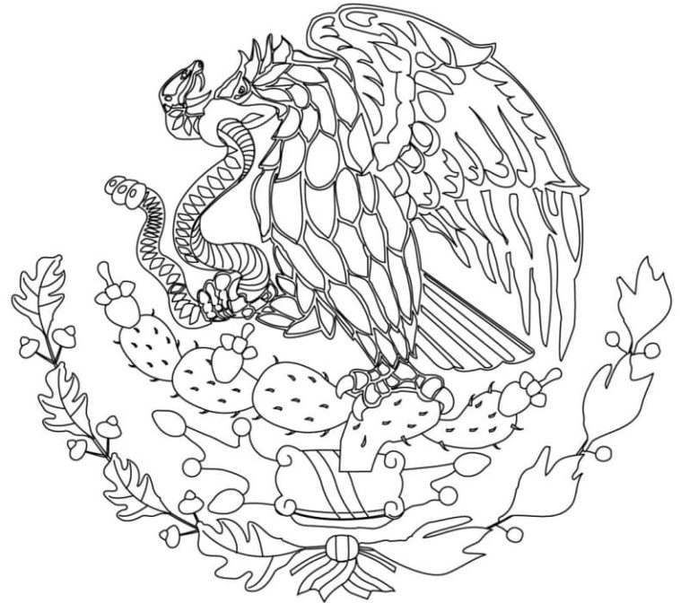 Coloriage Mexique à imprimer