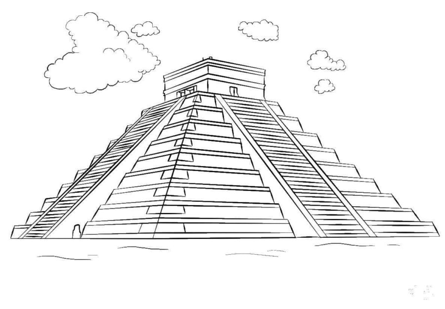 Coloriage Mexique à imprimer