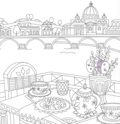 Disegni di Italia da Colorare