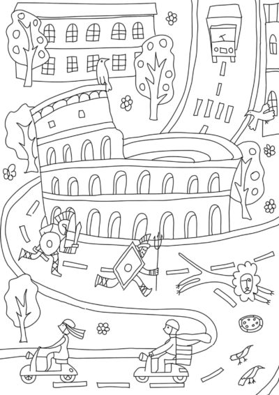 Italy Coloring Pages