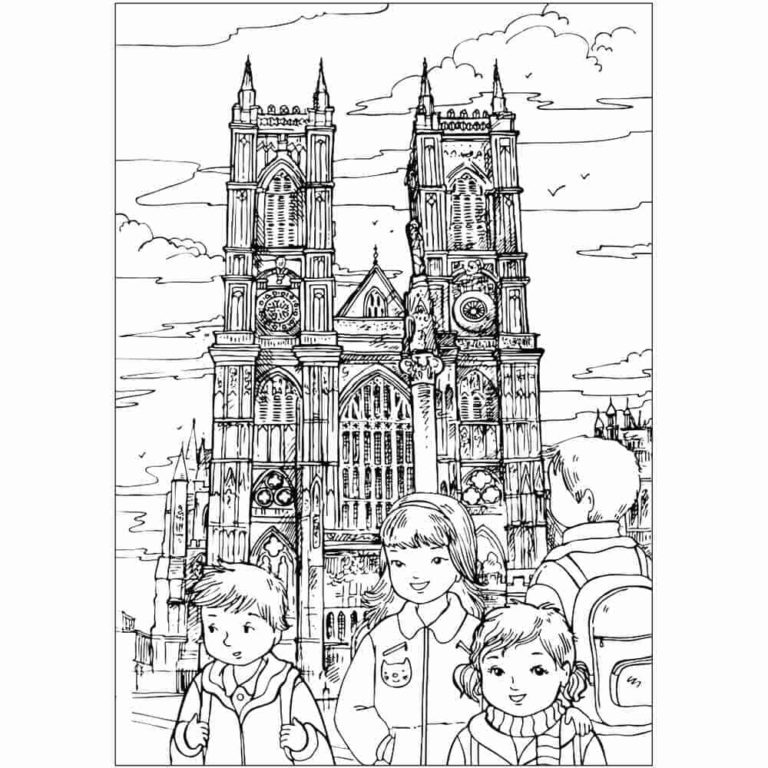 Dibujos de Inglaterra para Colorear