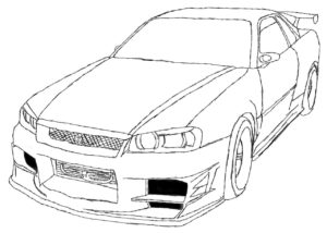 Fast and Furious Coloring Pages