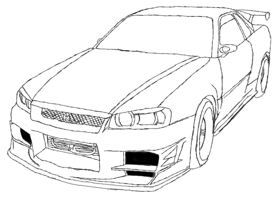Fast and Furious Coloring Pages