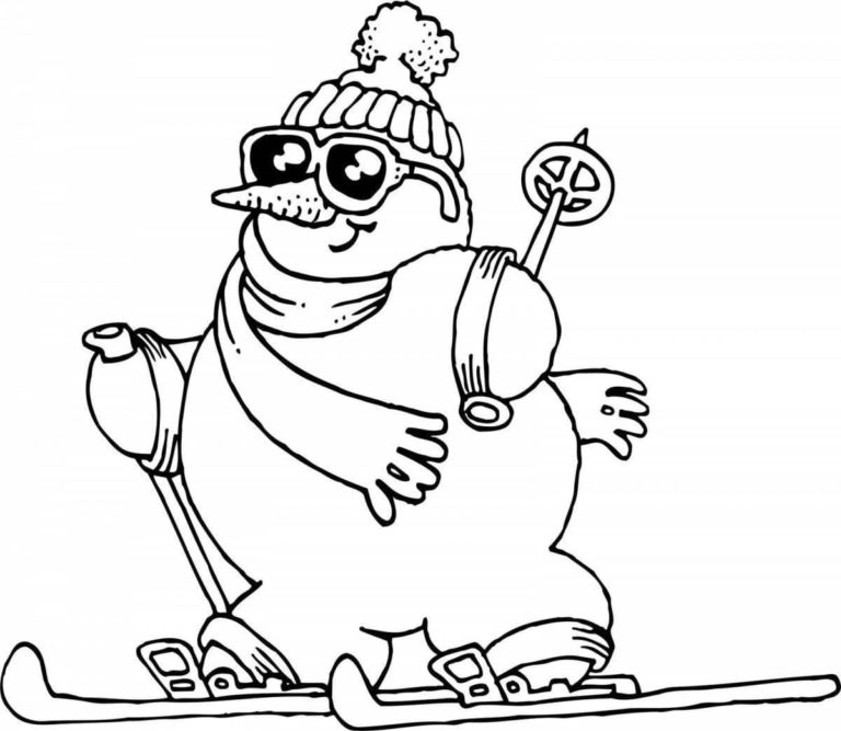 Funny Christmas Coloring Pages