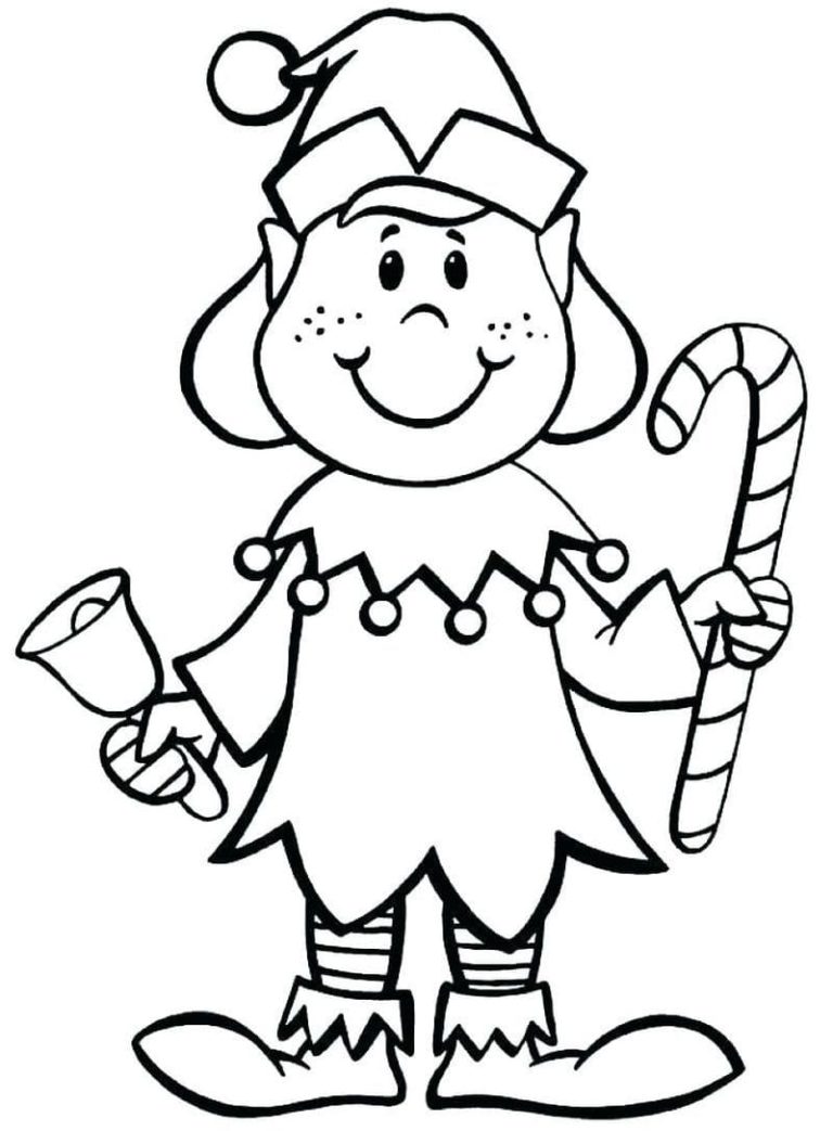 Elf Girl Coloring Pages