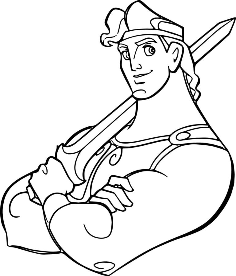 Coloriage Hercules à imprimer
