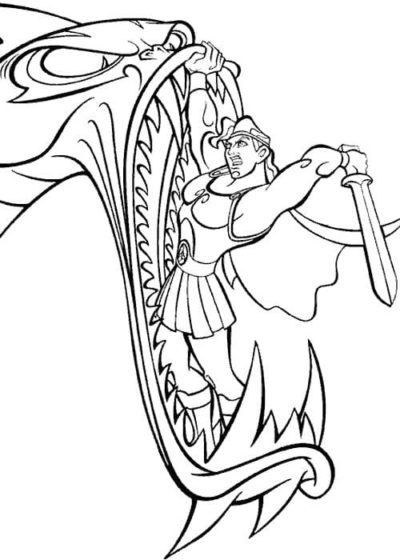 Coloriage Hercules à imprimer