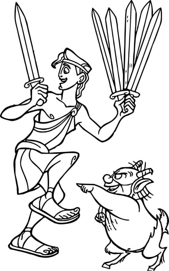 Hercules Coloring Pages