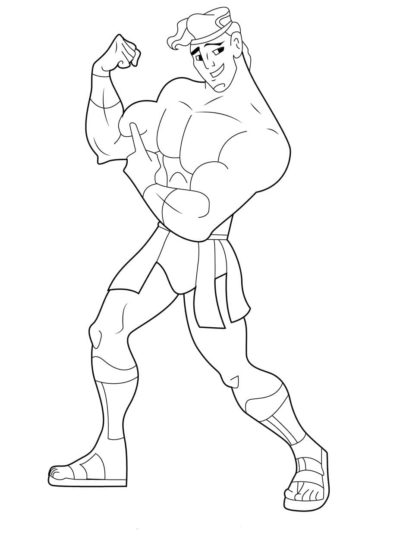 Coloriage Hercules à imprimer