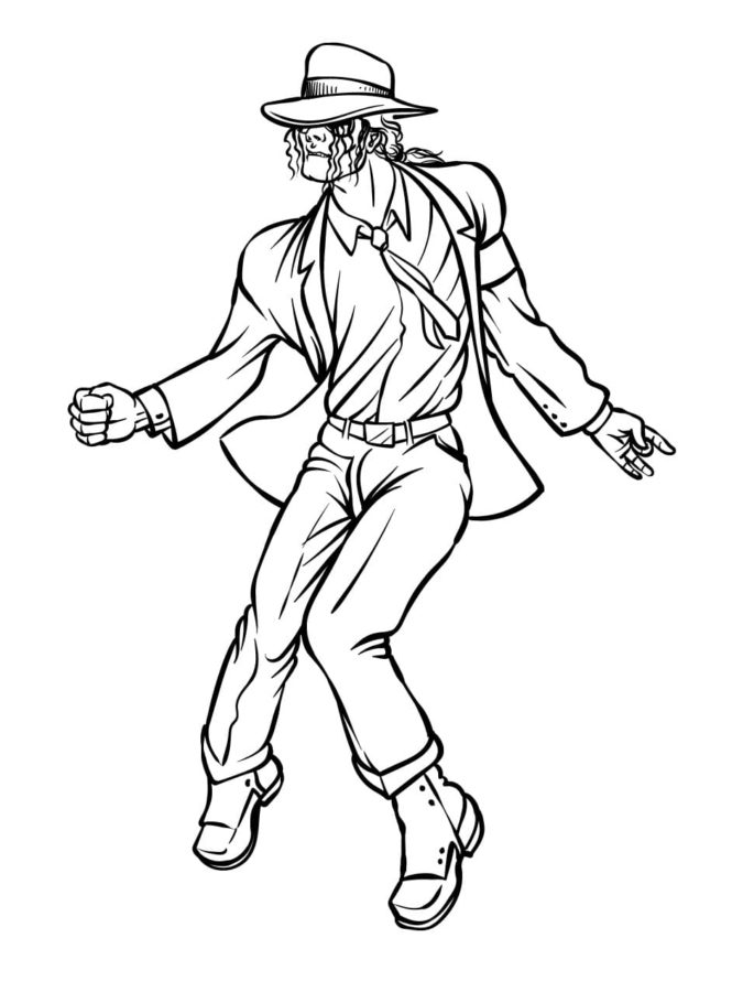 Michael Jackson Coloring Pages