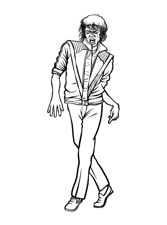 Michael Jackson Coloring Pages