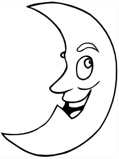 Ausmalbilder Mond | Kostenlos Malvorlagen zum Ausdrucken