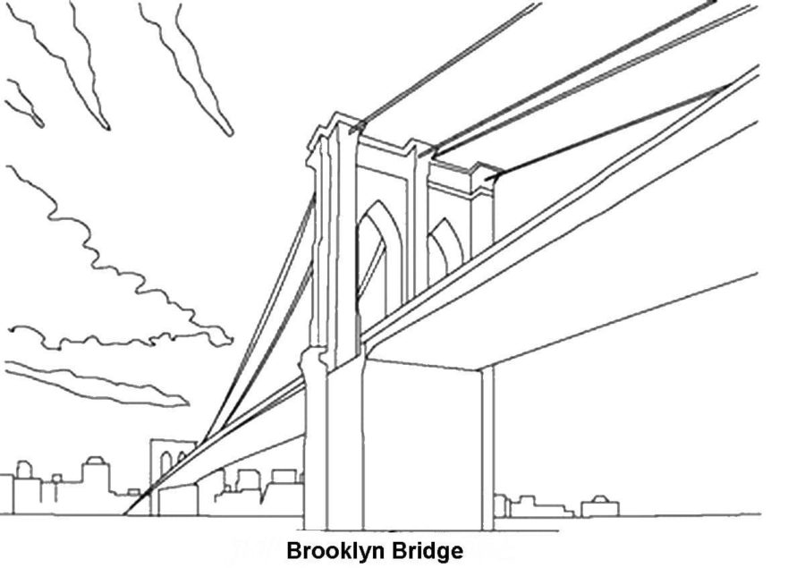 Disegni di New York da Colorare