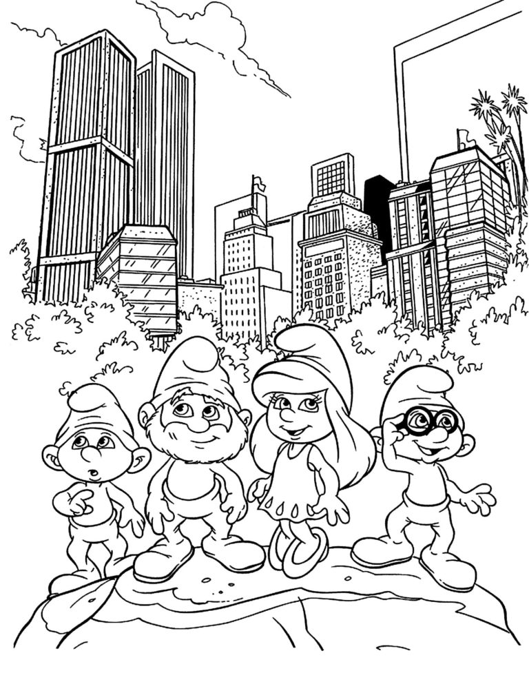 Disegni di New York da Colorare