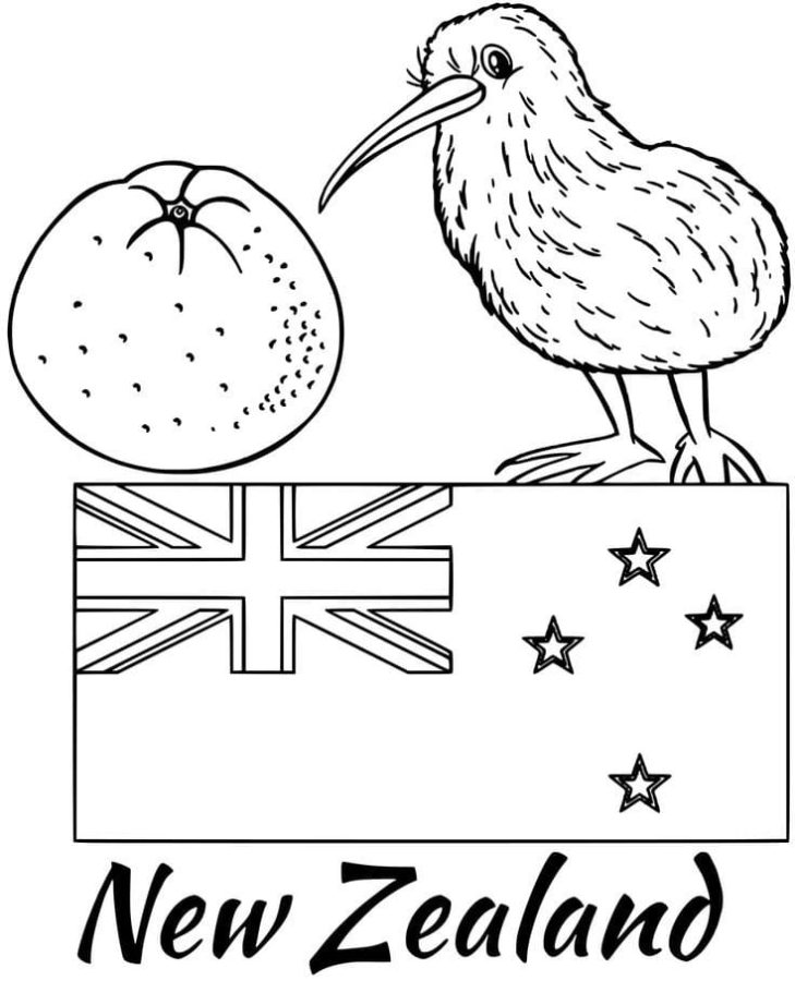 Maori New Zealand Coloring Page Sketch Coloring Page