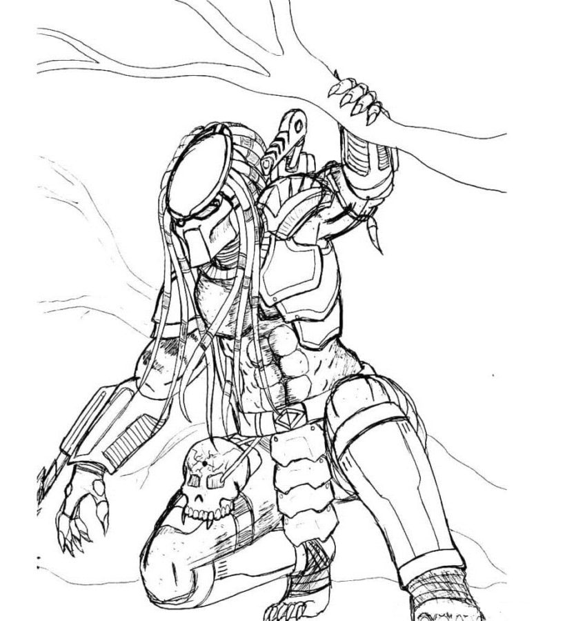 Predator Coloring Pages